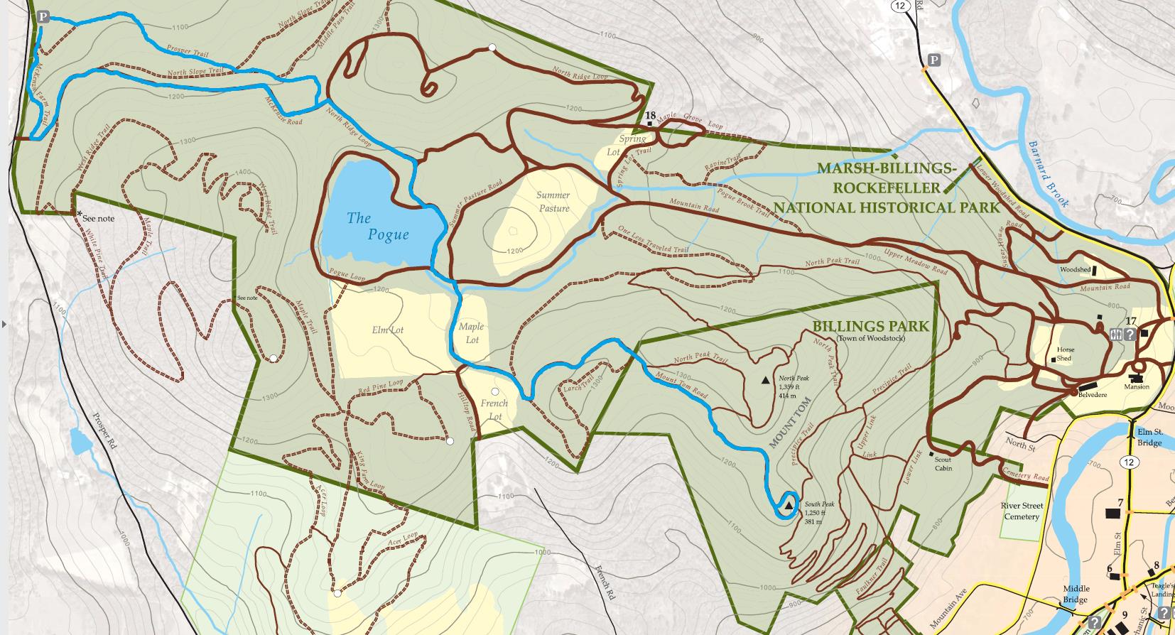 Hike 6 Pogue and South Peak Loop - Marsh - Billings - Rockefeller ...