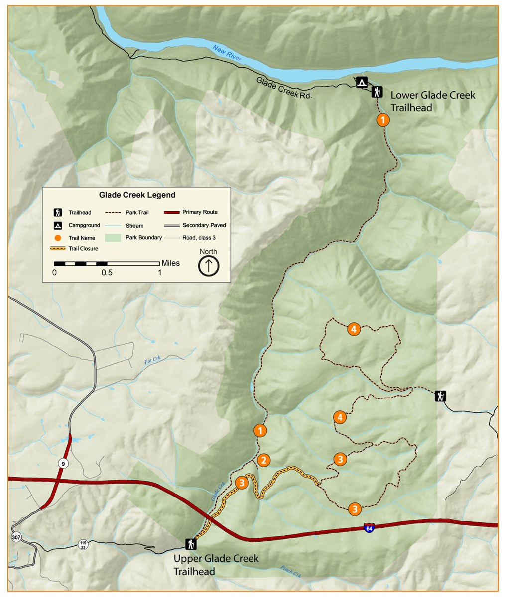 Glade Creek Trails - New River Gorge National Park & Preserve (U.S ...