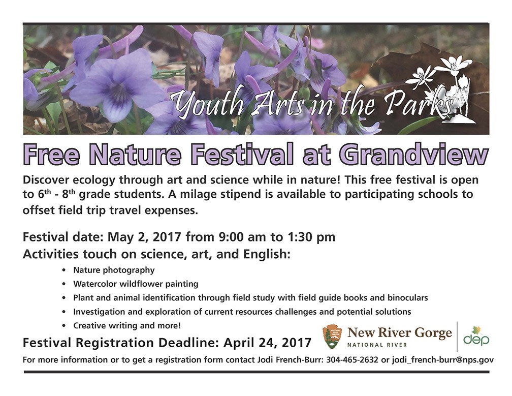 Youth Arts in the Parks Nature Festival - New River Gorge National ...