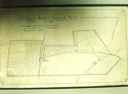 Battle Of Guilford Courthouse Map