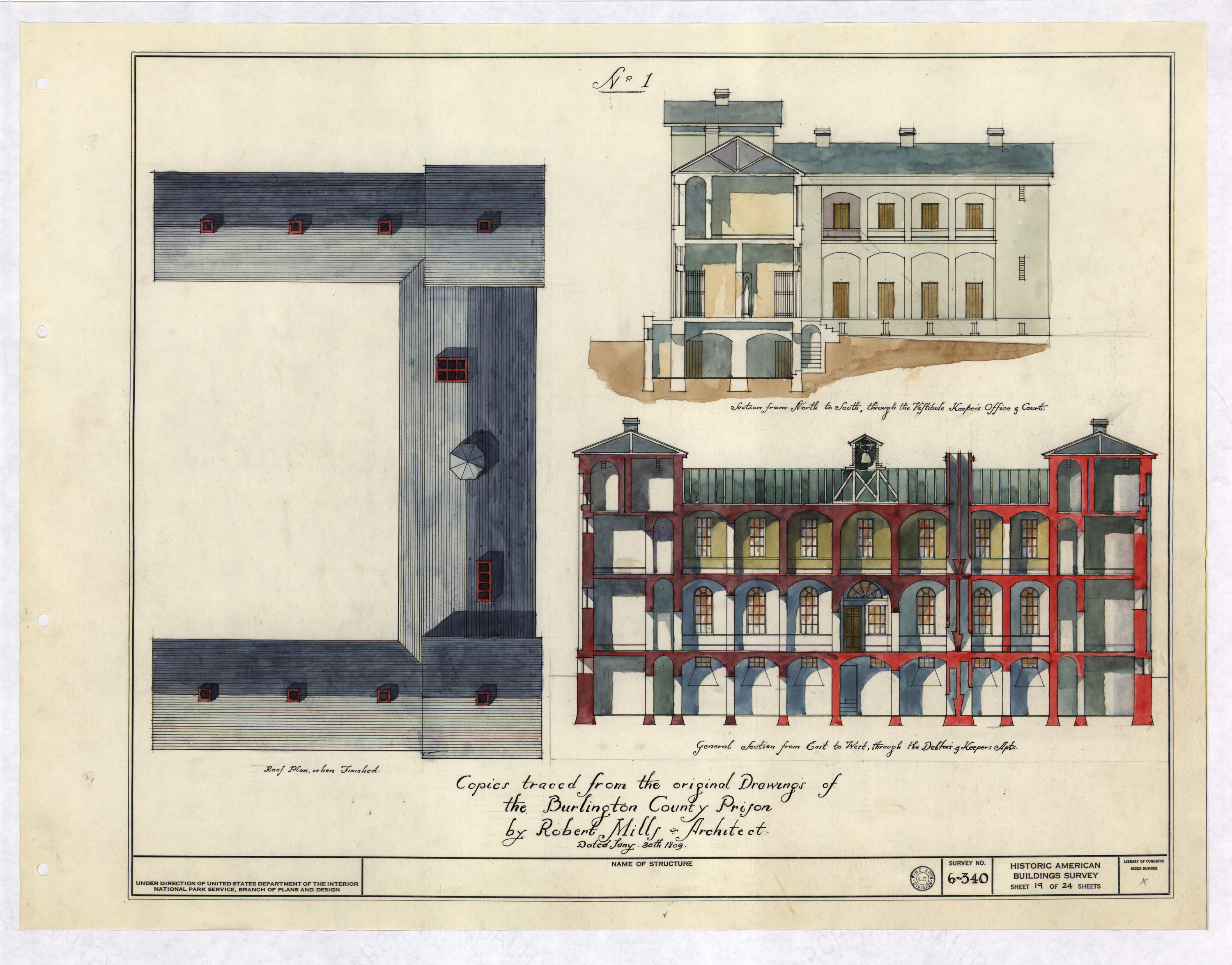 Prison Building Drawing