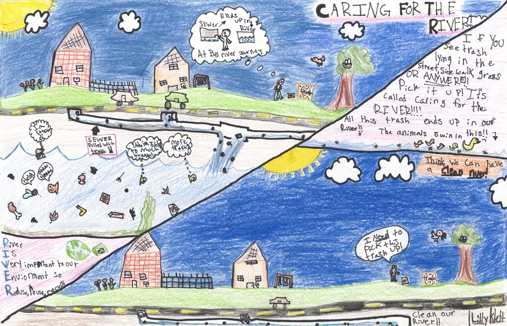 Dirty River Drawing