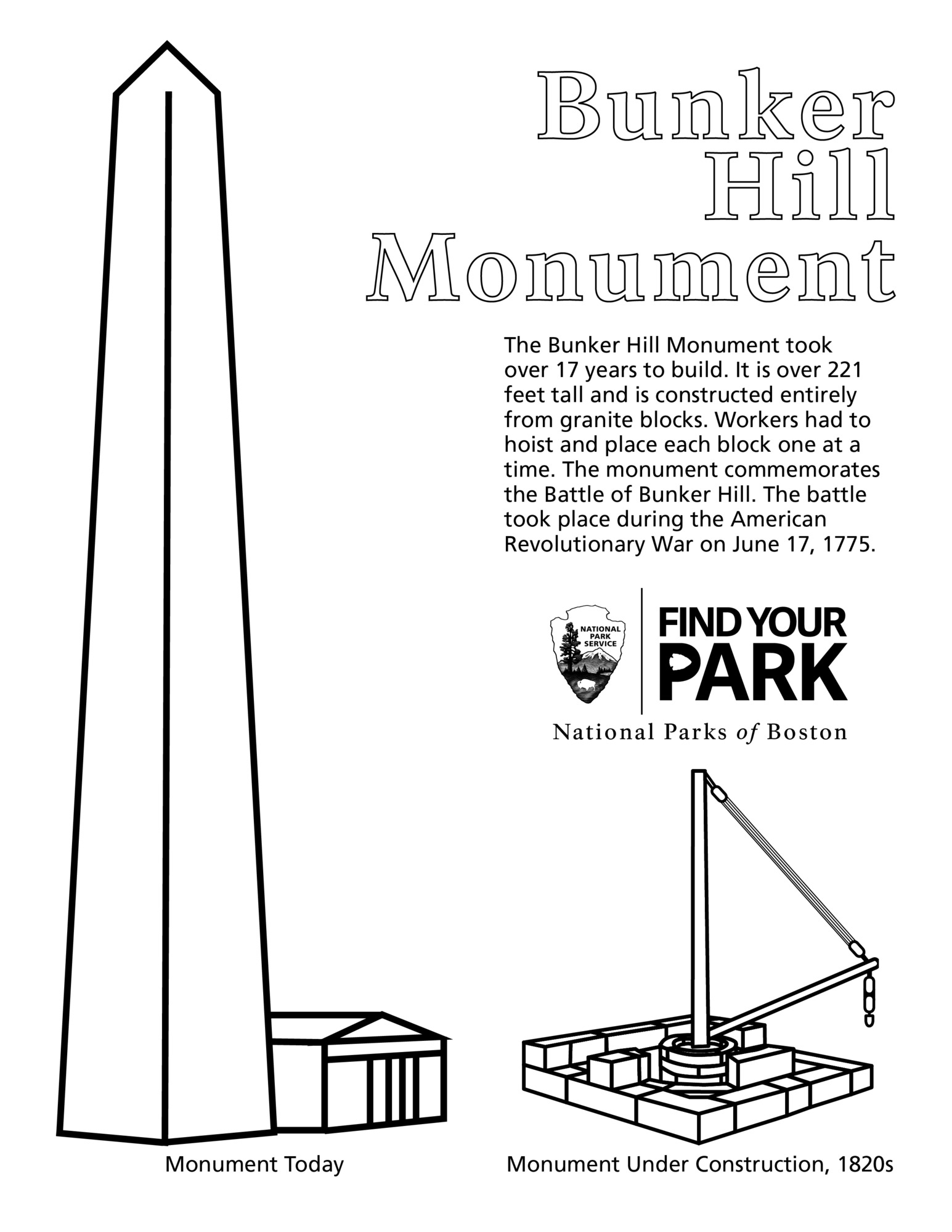 Monument Coloring Pages