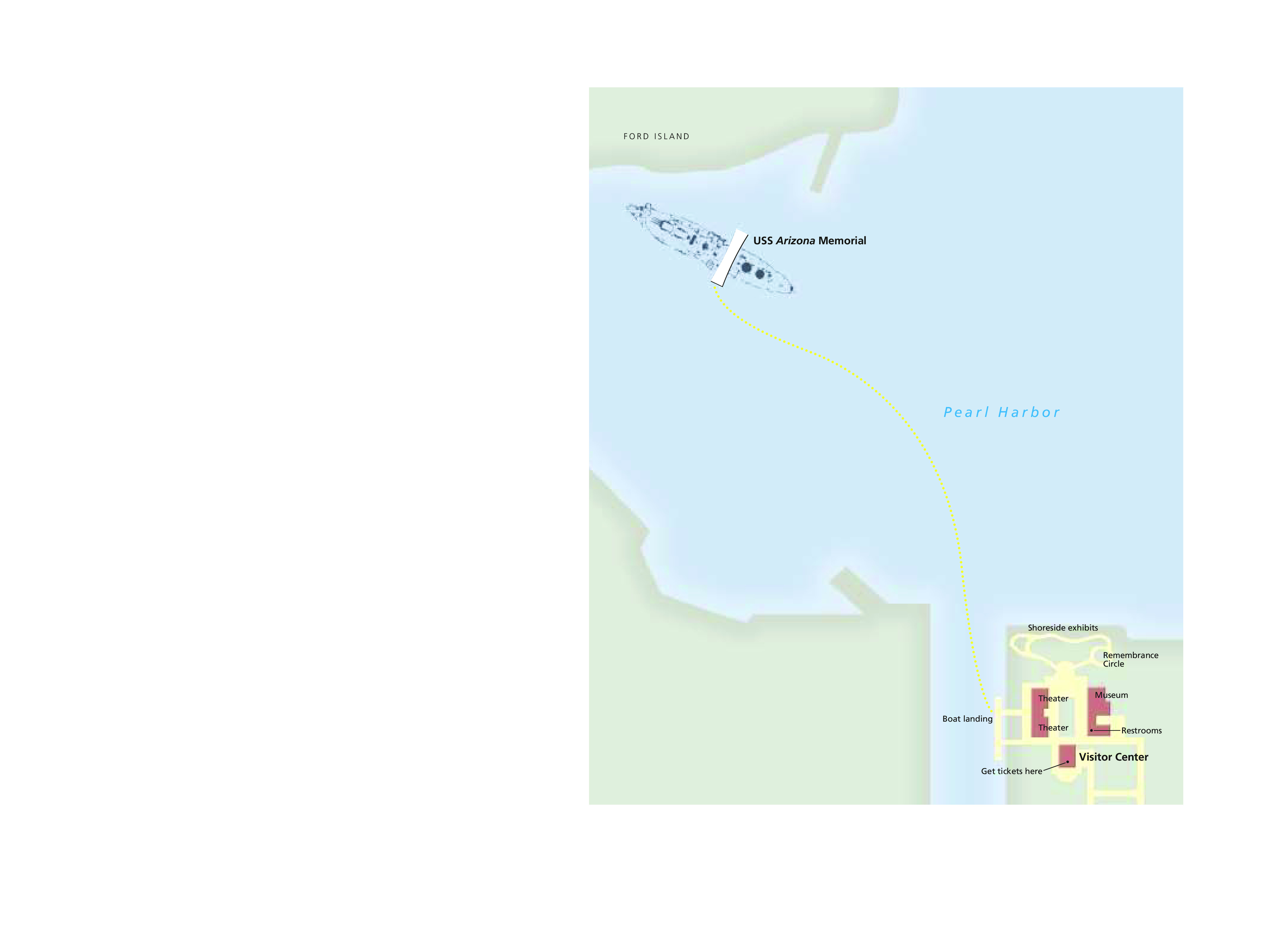 Uss Arizona Memorial Map