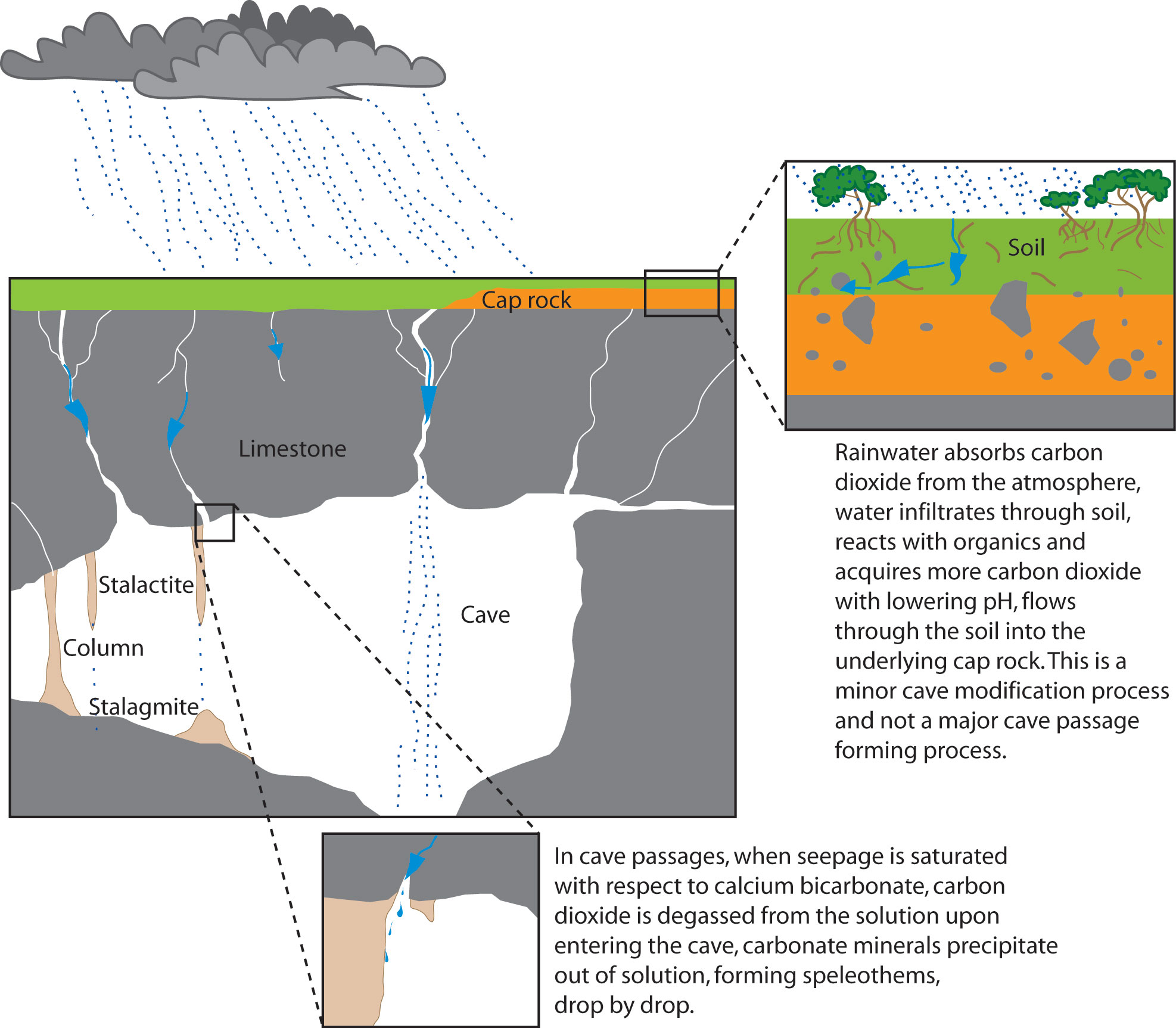 Limestone Caves Diagram