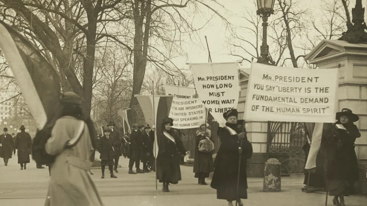 National Woman Party Picketing White House S National Woman Party Picketing White House S