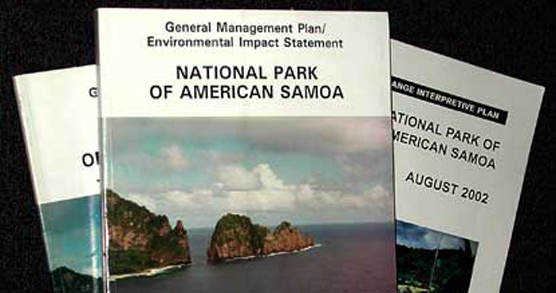 Planning - National Park of American Samoa (U.S. National Park Service)