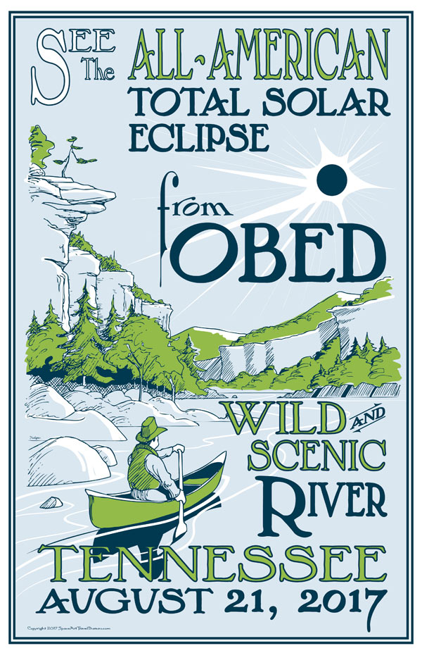2017 Solar Eclipse - Obed Wild & Scenic River (U.S. National Park Service)