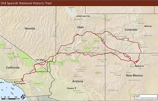 Maps - Old Spanish National Historic Trail (U.S. National Park Service)