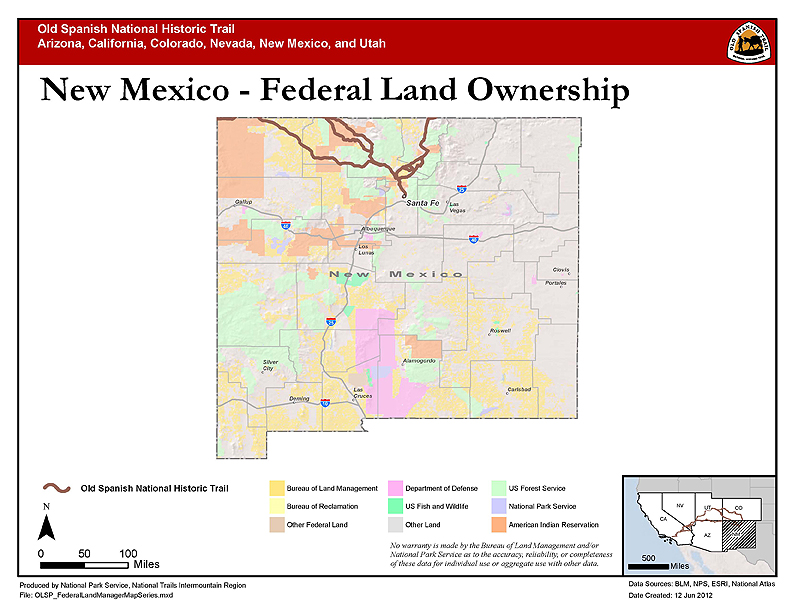 Maps - Old Spanish National Historic Trail (U.S. National Park Service)