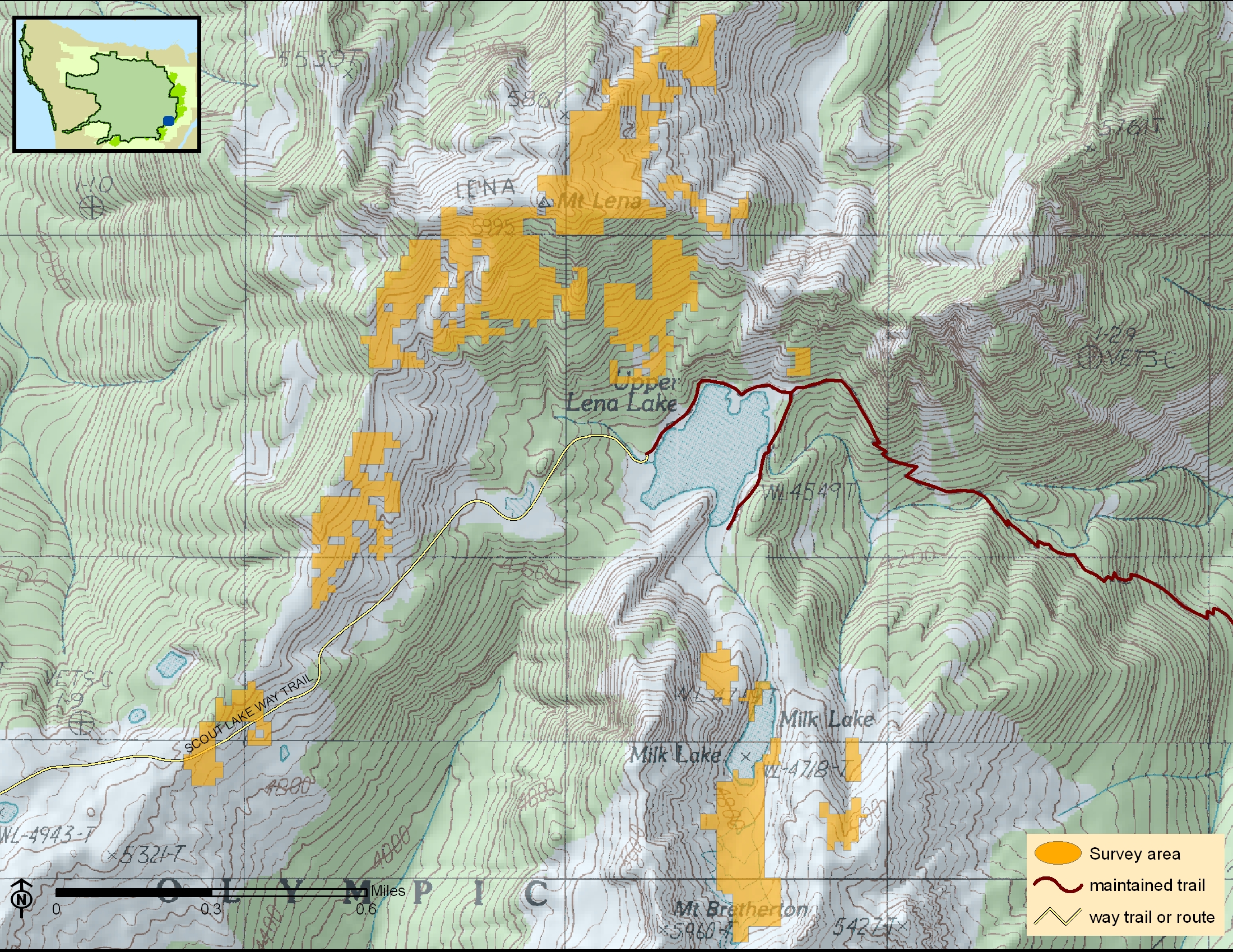 Marmot Map Lena Lake