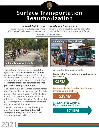 Legislation, Reauthorization and Policy - Federal Lands Transportation ...