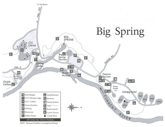 Big Spring Campground - Ozark National Scenic Riverways (U.S. National ...