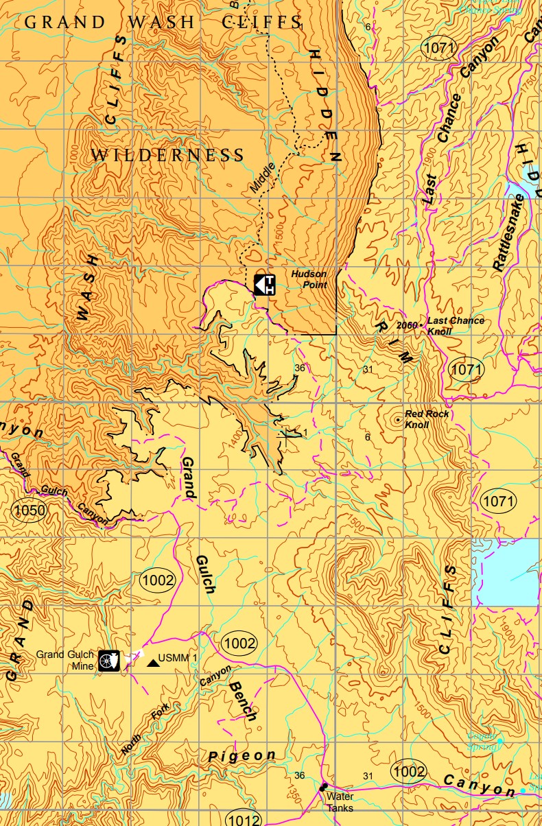 Grand Wash Cliffs Middle Bench Trail - Grand Canyon-Parashant National ...