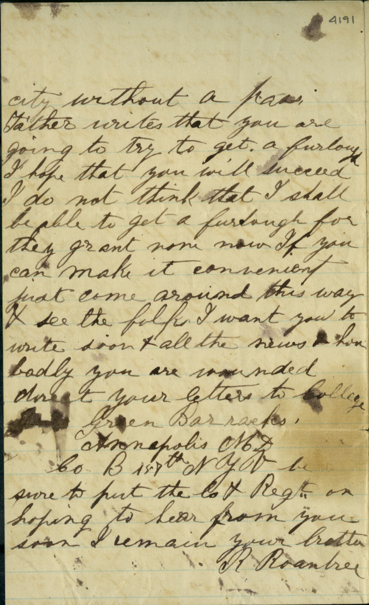 Roantree Collection - Petersburg National Battlefield (U.S. National Park Service)