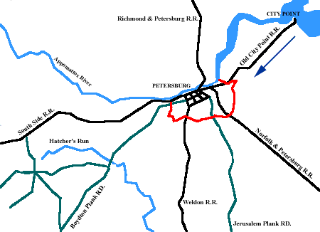 Petersburg Va Map