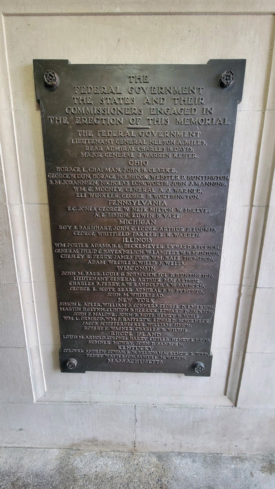 Bronze Tablets - Perry's Victory & International Peace Memorial (U.S ...