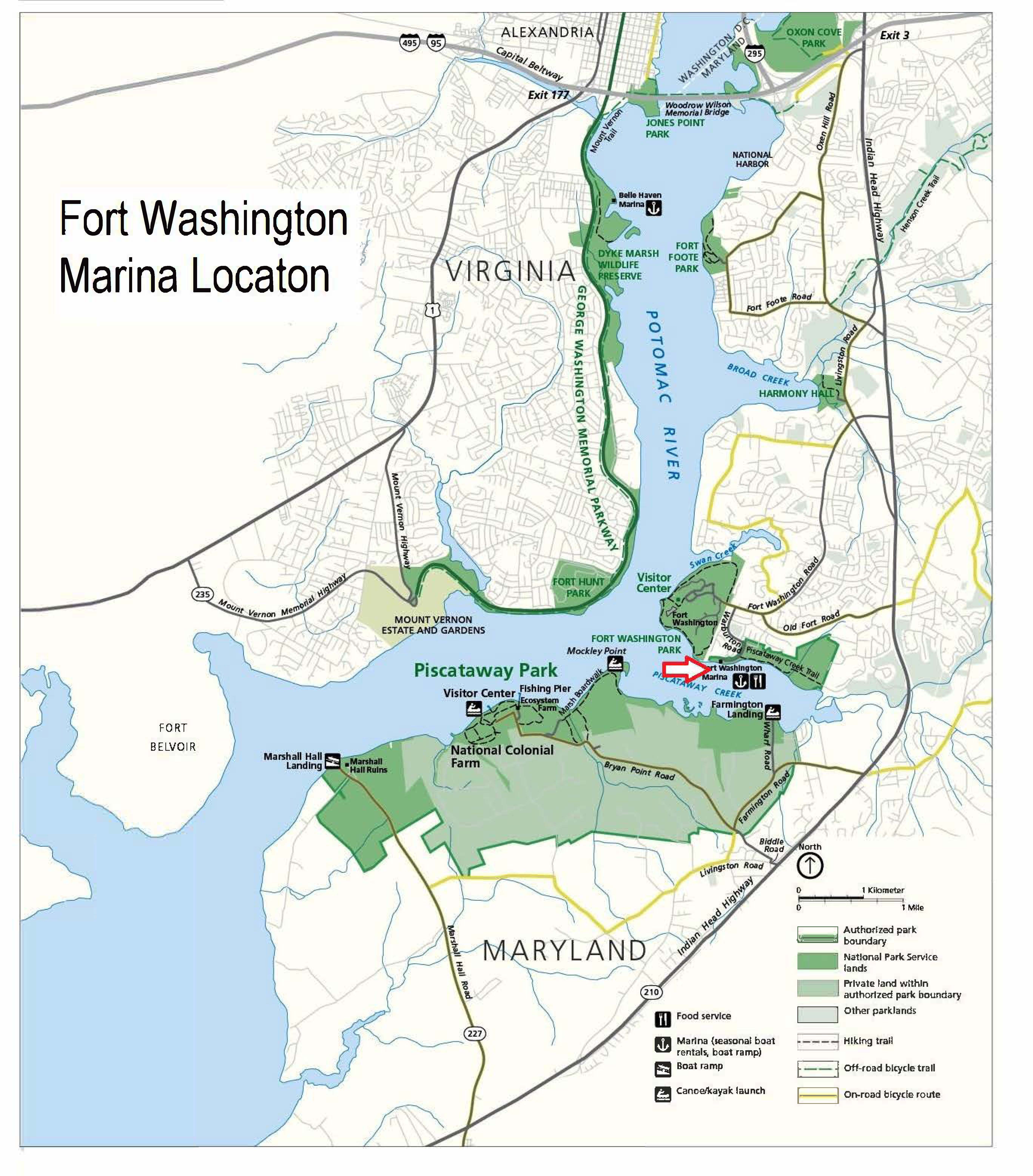 Fort Washington Marina - Piscataway Park (U.S. National Park Service)