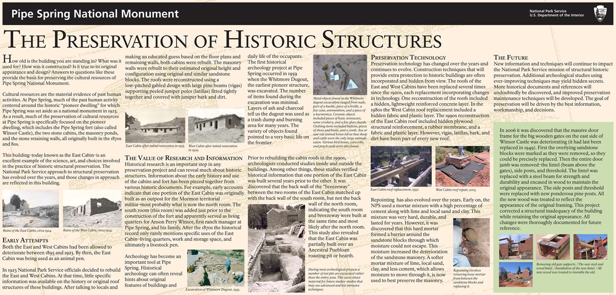 The Preservation of Historic Structures - Pipe Spring National Monument ...