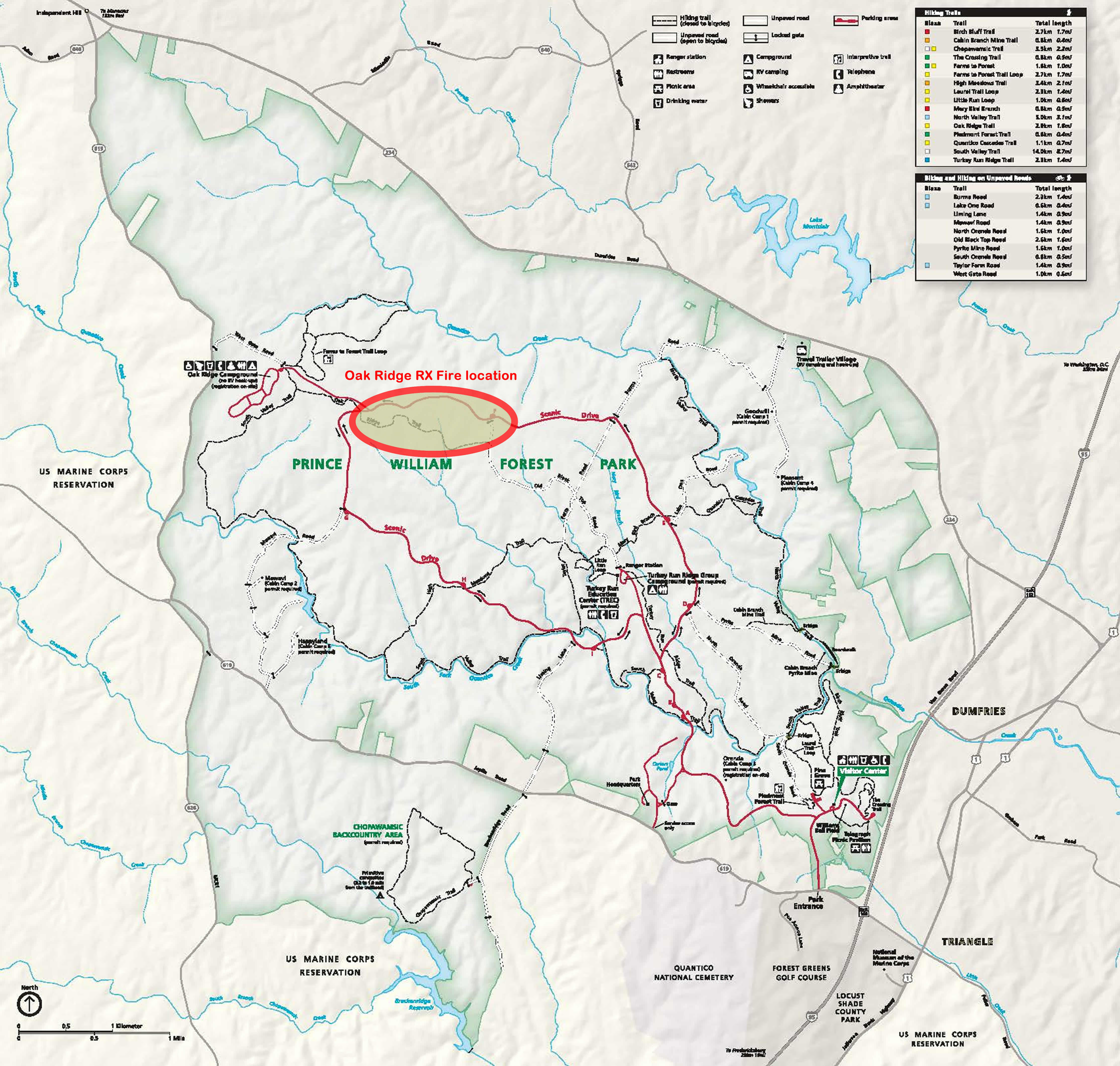 Prescribed Fire Information - Prince William Forest Park (U.S. National ...