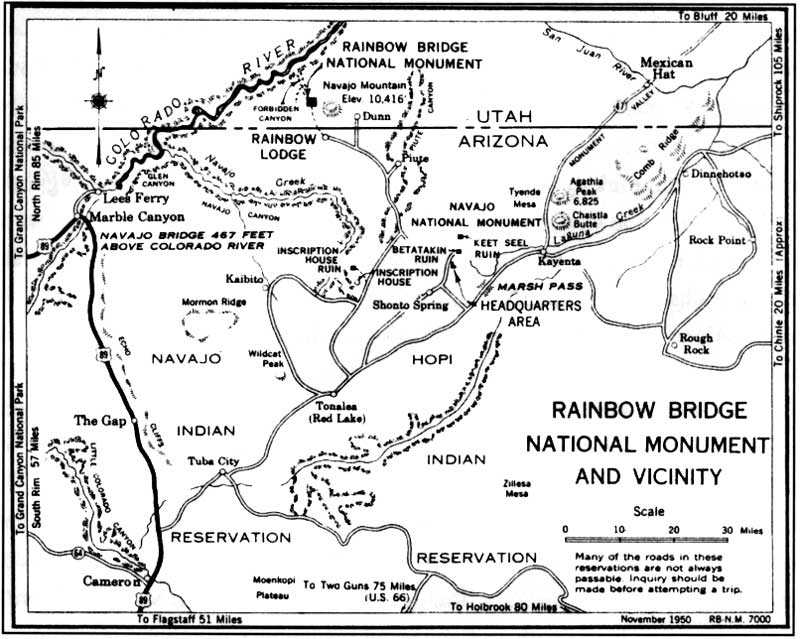 For further information - The Amazing Rainbow Bridge , Utah.
