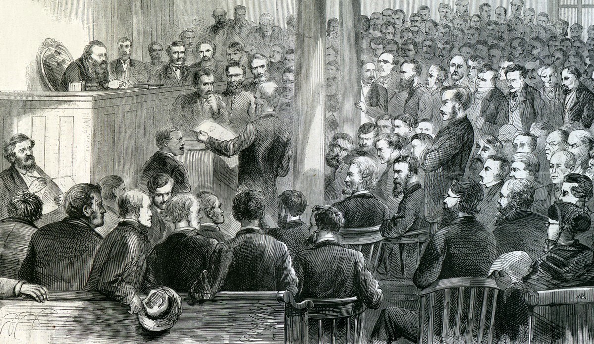 The Trial of Jefferson Davis Cancelled - February 15, 1869 - Richmond ...