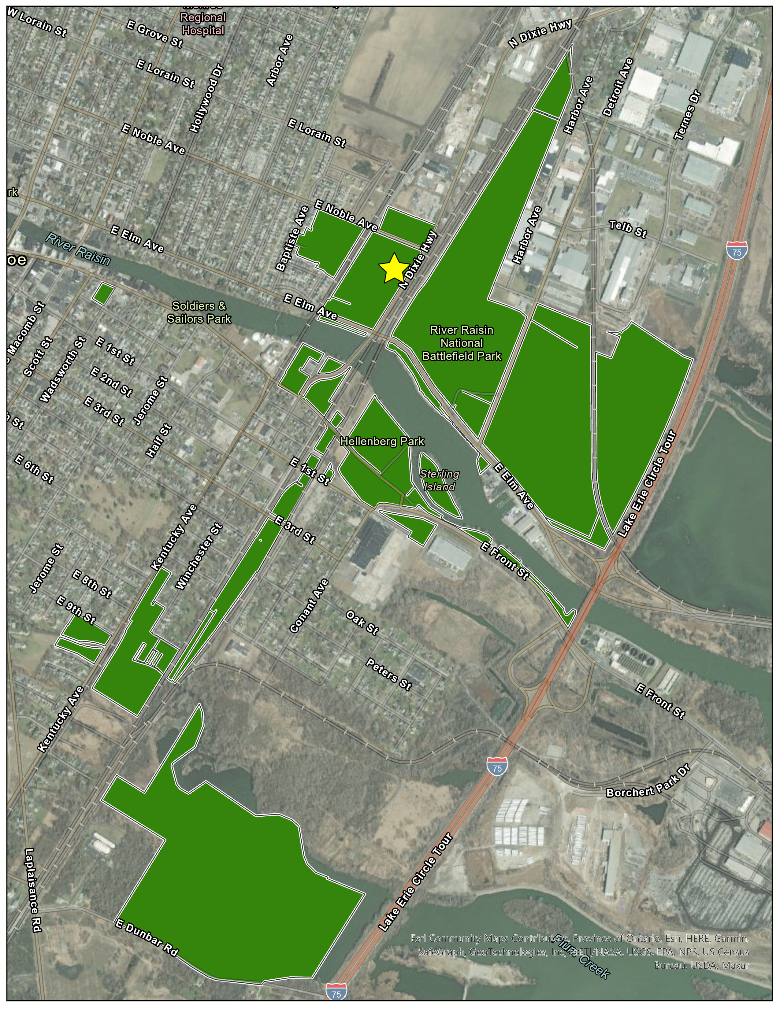 Directions - River Raisin National Battlefield Park (U.S. National Park ...