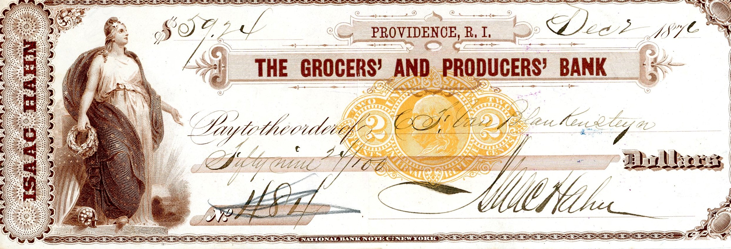 Isaac Hahn Biography - Roger Williams National Memorial (U.S. National ...