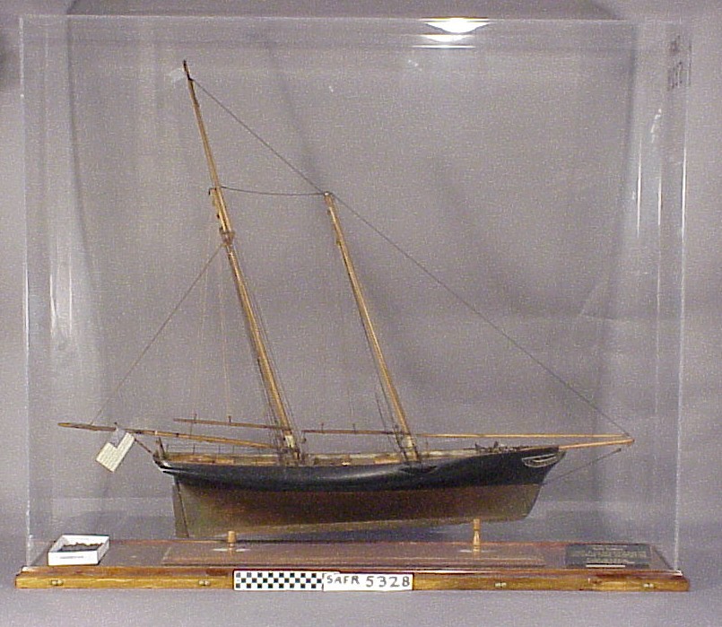 Model of the racing sloop yacht America - San Francisco Maritime ...