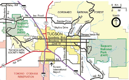 Directions and Transportation - Saguaro National Park (U.S. National ...