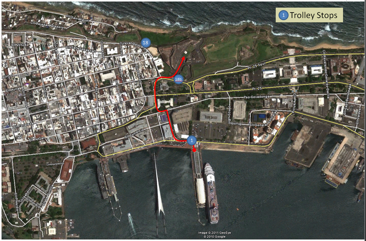 Cruise ship terminal san juan puerto rico map - catiphone