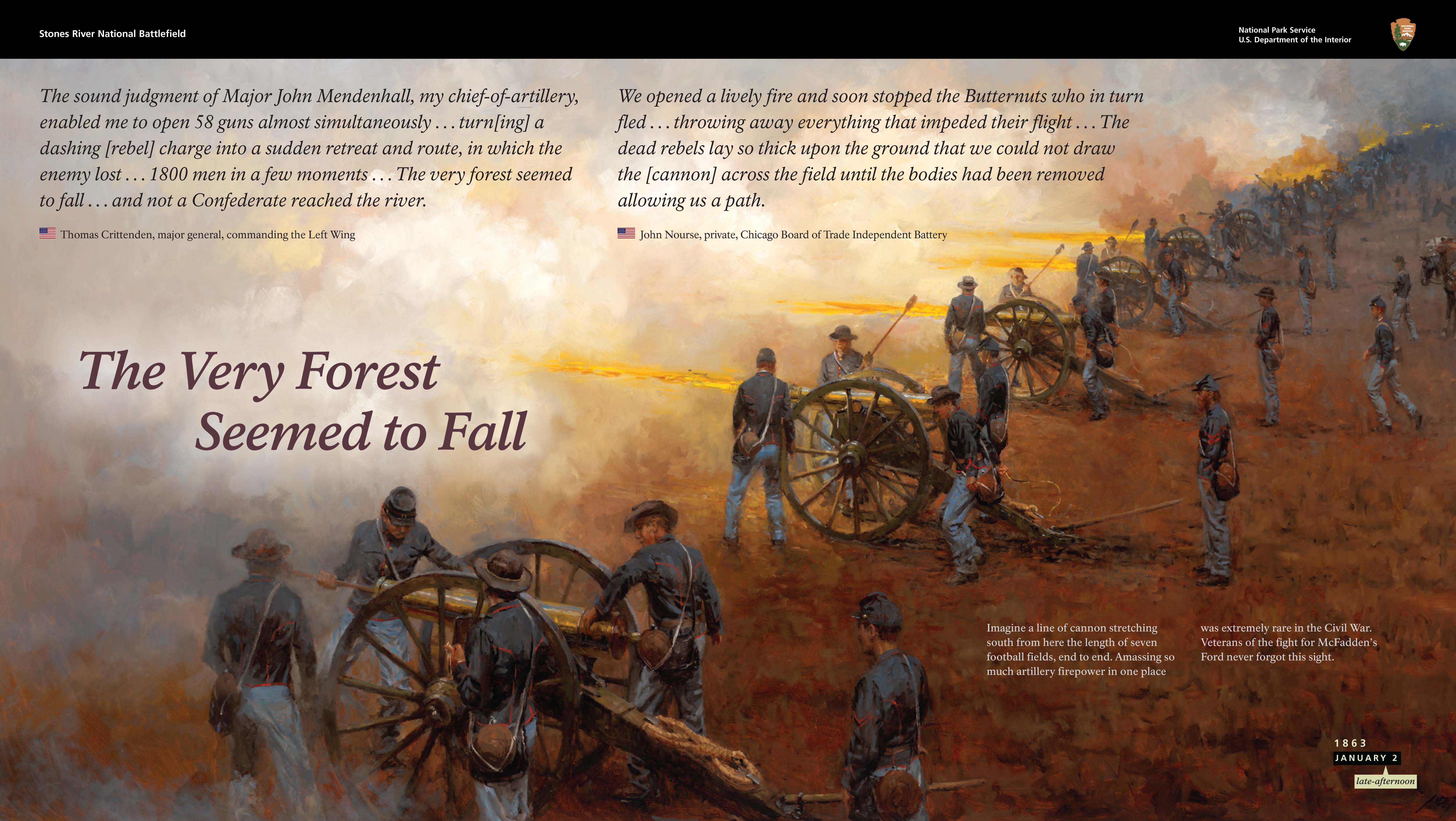 The Very Forest Seemed to Fall - Stones River National Battlefield (U.S ...