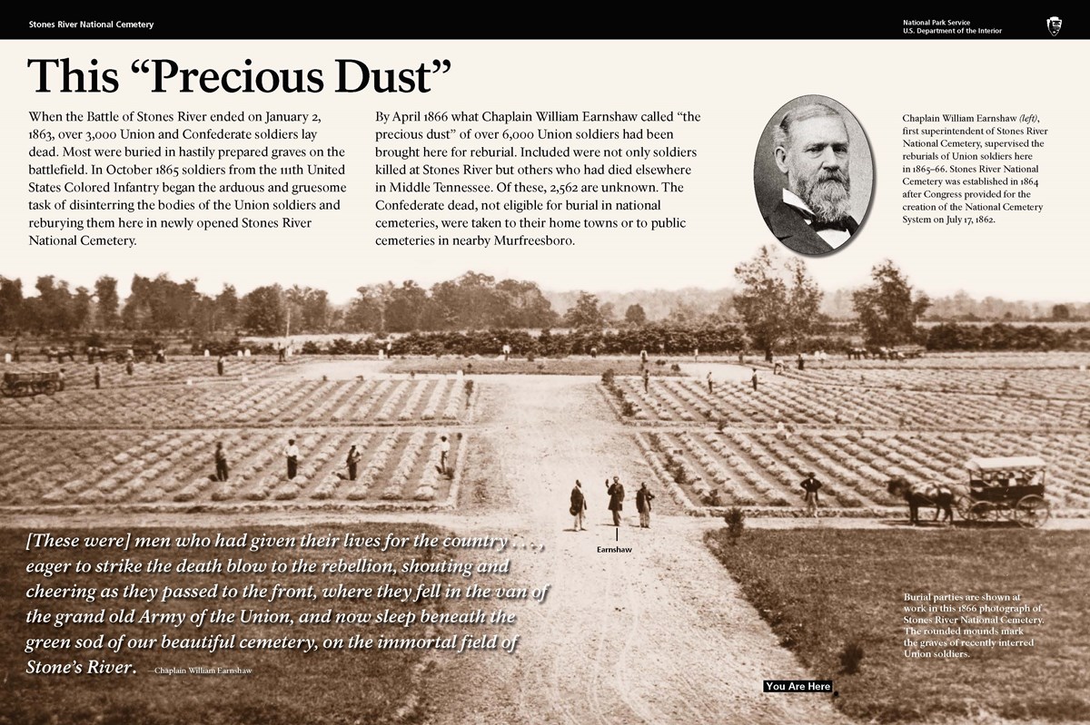 This "Precious Dust" Wayside - Stones River National Battlefield (U.S ...