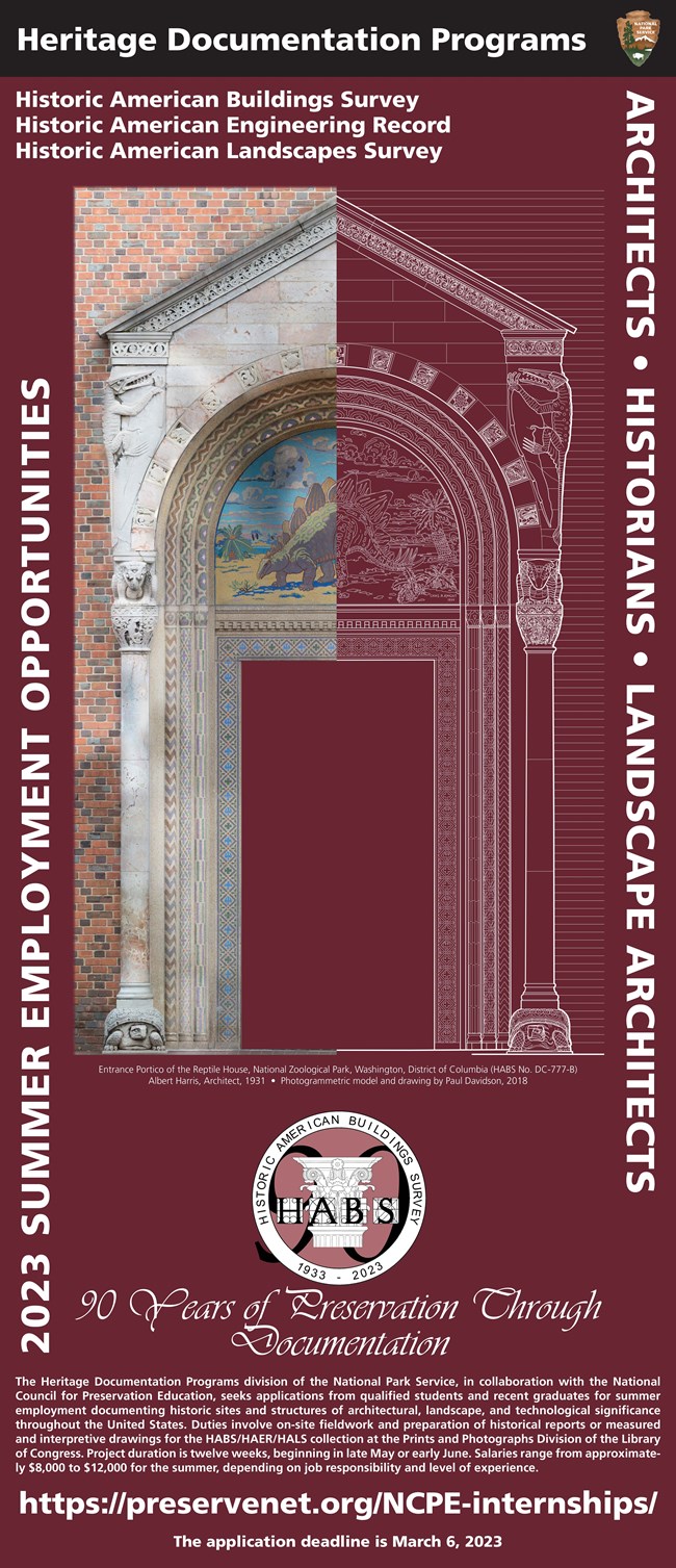 Summer Internships - Heritage Documentation Programs (U.S. National Park Service)