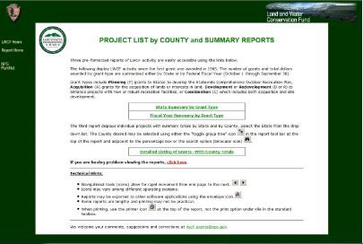 LWCF in your Neighborhood - Land and Water Conservation Fund (U.S ...