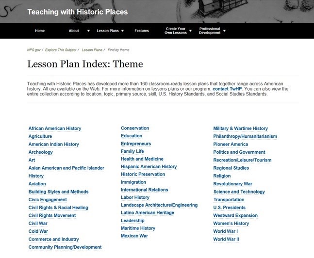 How to Use TwHP Lessons in Libraries - Teaching with Historic Places (U ...