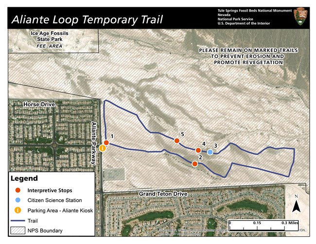 Aliante Loop Self-Guided Tour - Tule Springs Fossil Beds National ...