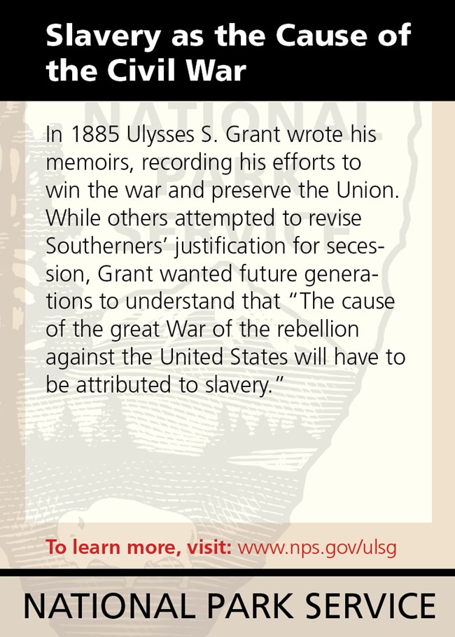 Civil War to Civil Rights Trading Cards (Ulysses S. Grant NHS) (U.S ...