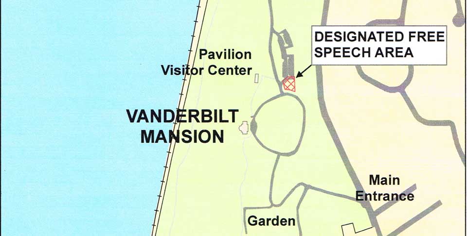 First Amendment Map Areas - Vanderbilt Mansion National Historic Site ...