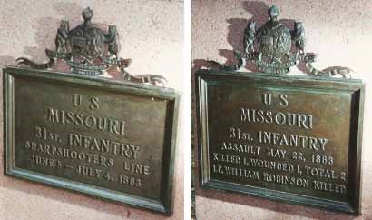 31st Missouri Infantry - Vicksburg National Military Park (U.S ...