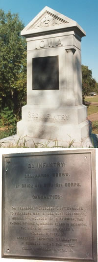 3rd Iowa Infantry - Vicksburg National Military Park (U.S. National ...