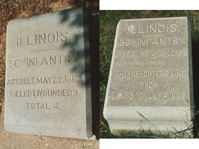 56th Illinois Infantry - Vicksburg National Military Park (U.S ...