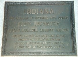 100th Indiana Infantry - Vicksburg National Military Park (U.S ...