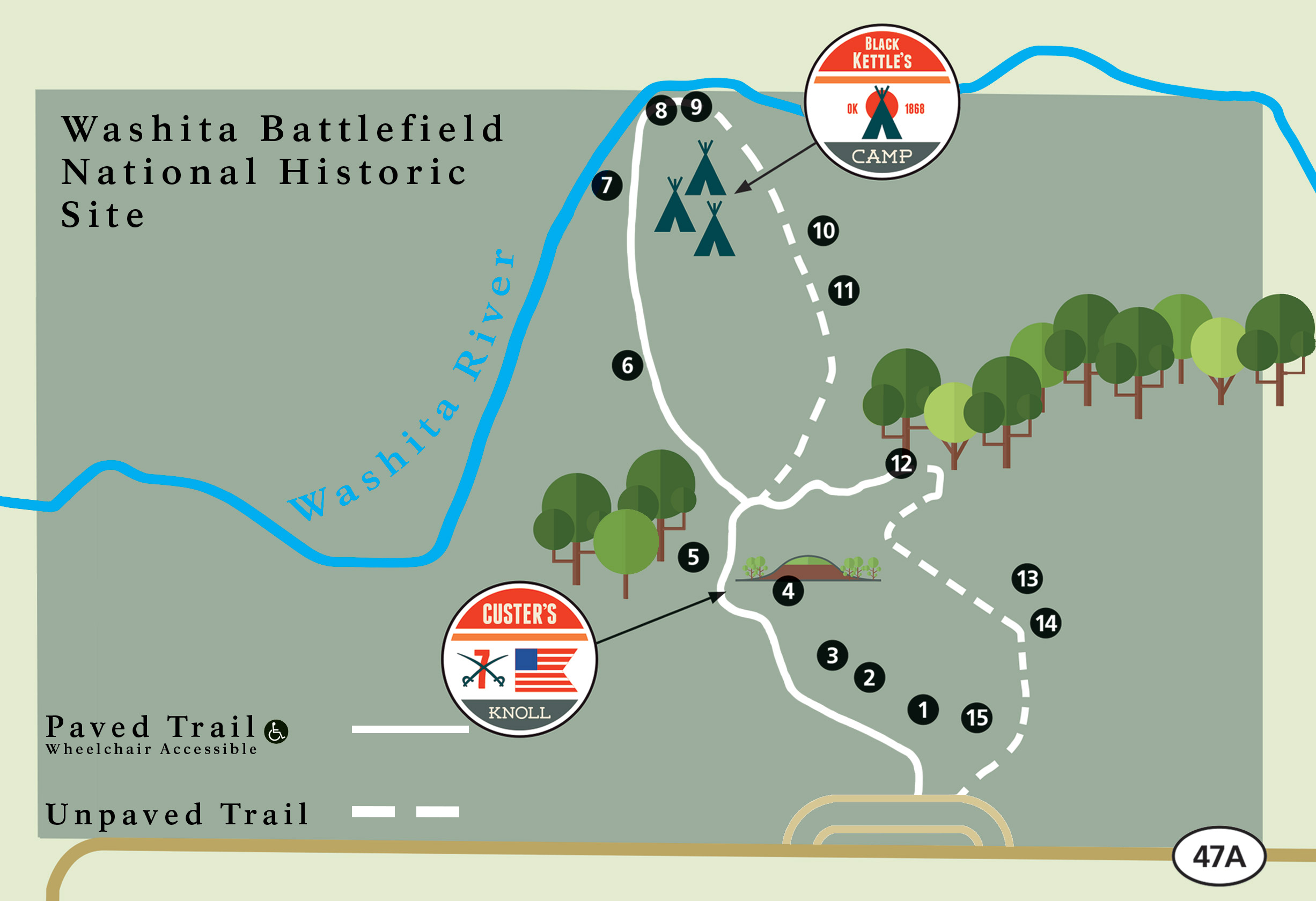 Washita Battlefield Trail - Washita Battlefield National Historic Site ...