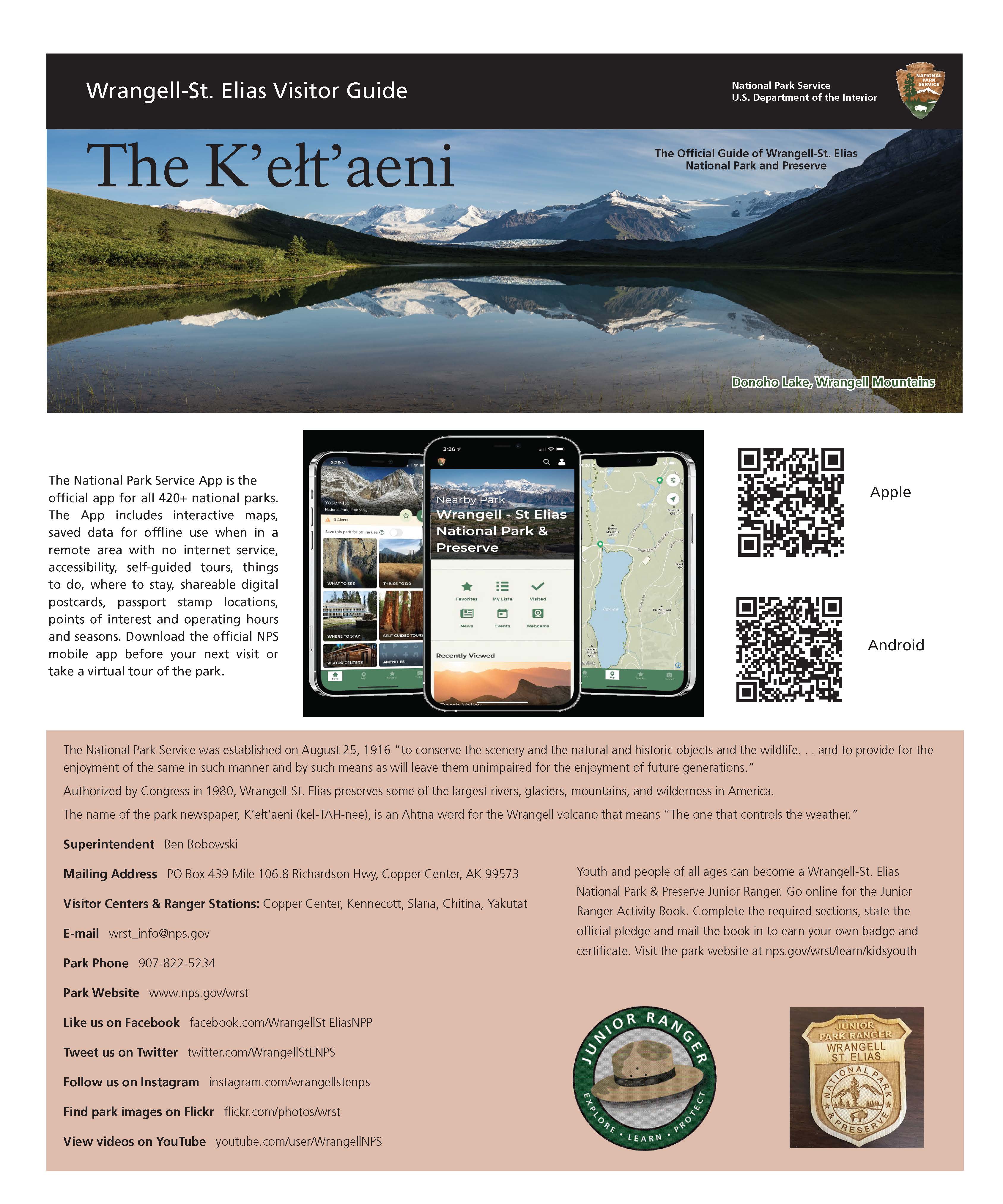 Park Newspaper, the K'elt'aeni - Wrangell - St Elias National Park ...