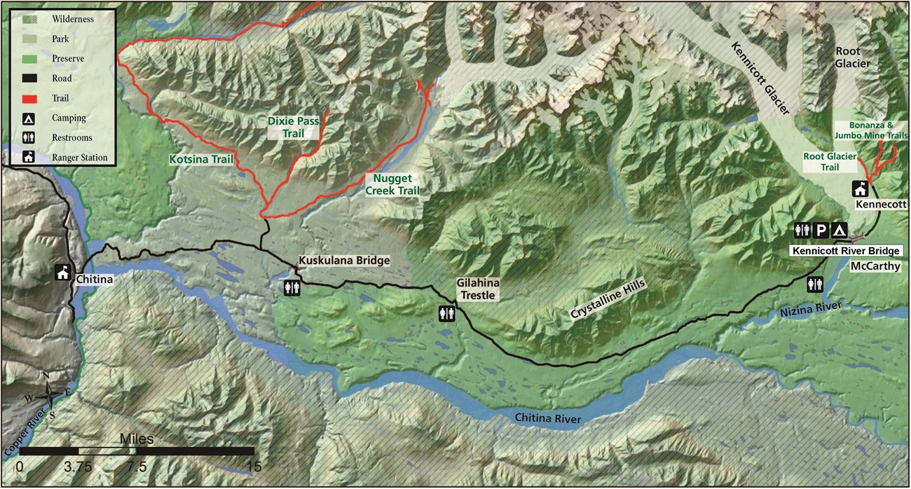 McCarthy Road Guide - Wrangell - St Elias National Park & Preserve (U.S ...