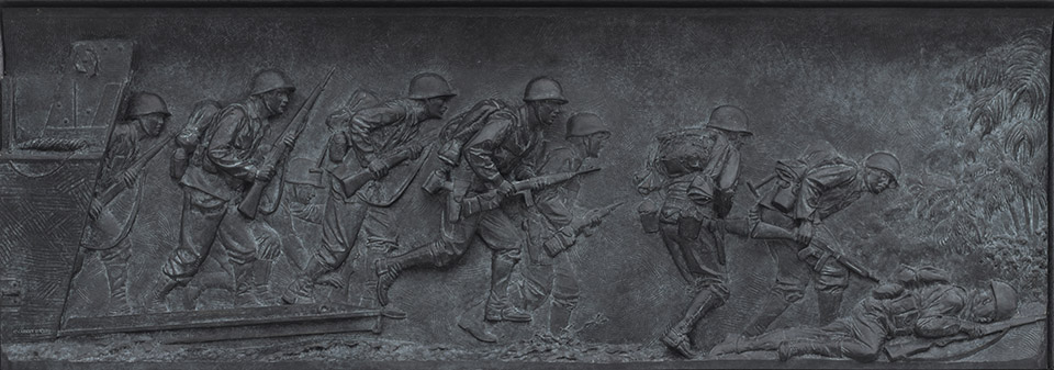 World War II: Pacific Bas-Reliefs - World War II Memorial (U.S ...