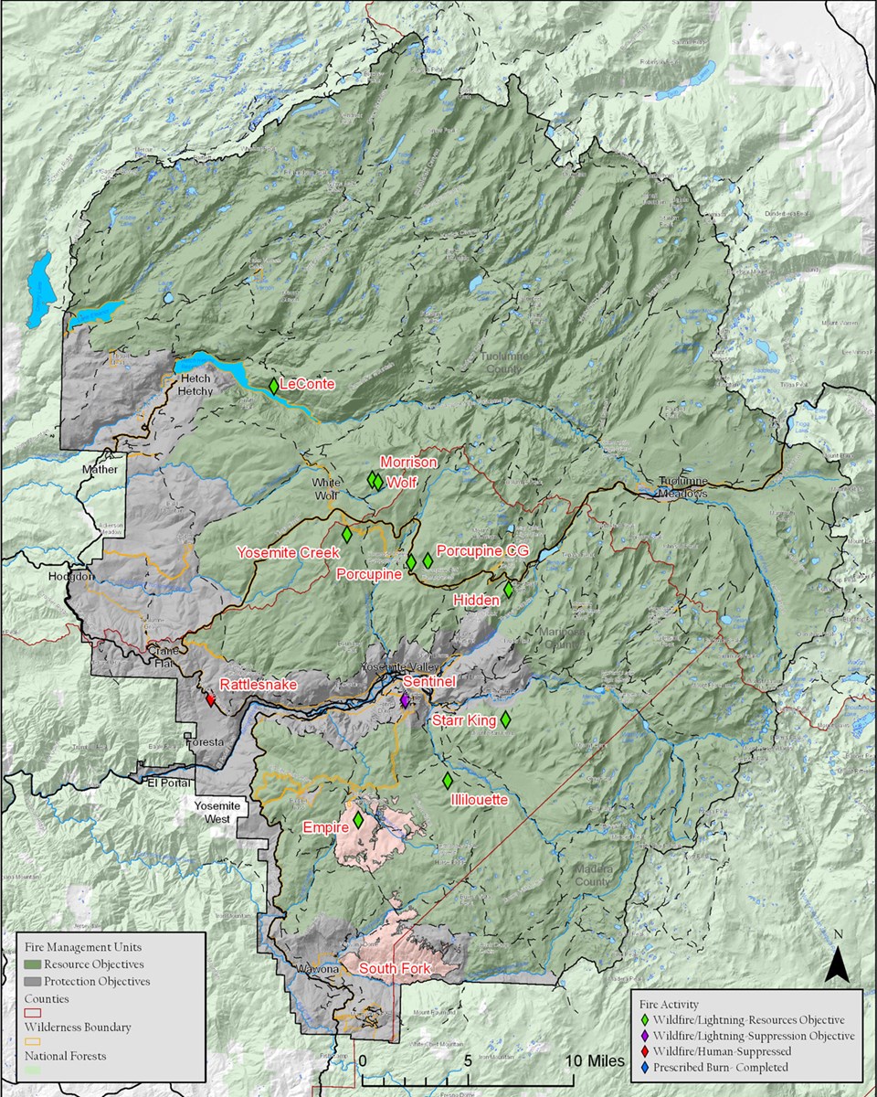 Fire Update September 14th, 2017 - Yosemite National Park (U.S ...