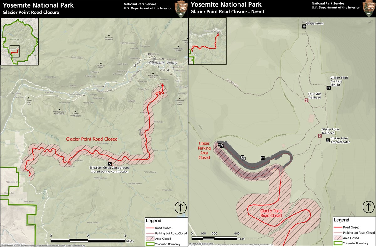 Closures - Yosemite National Park (U.S. National Park Service)