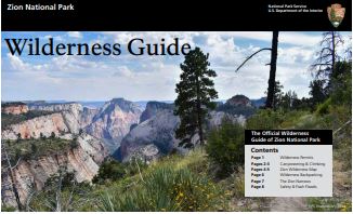 Wilderness Information and Permits - Zion National Park (U.S. National ...